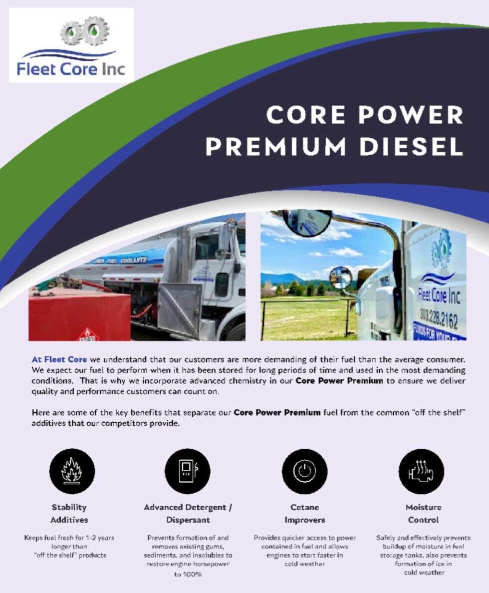 Winter Diesel Program • Fleet Core Inc.